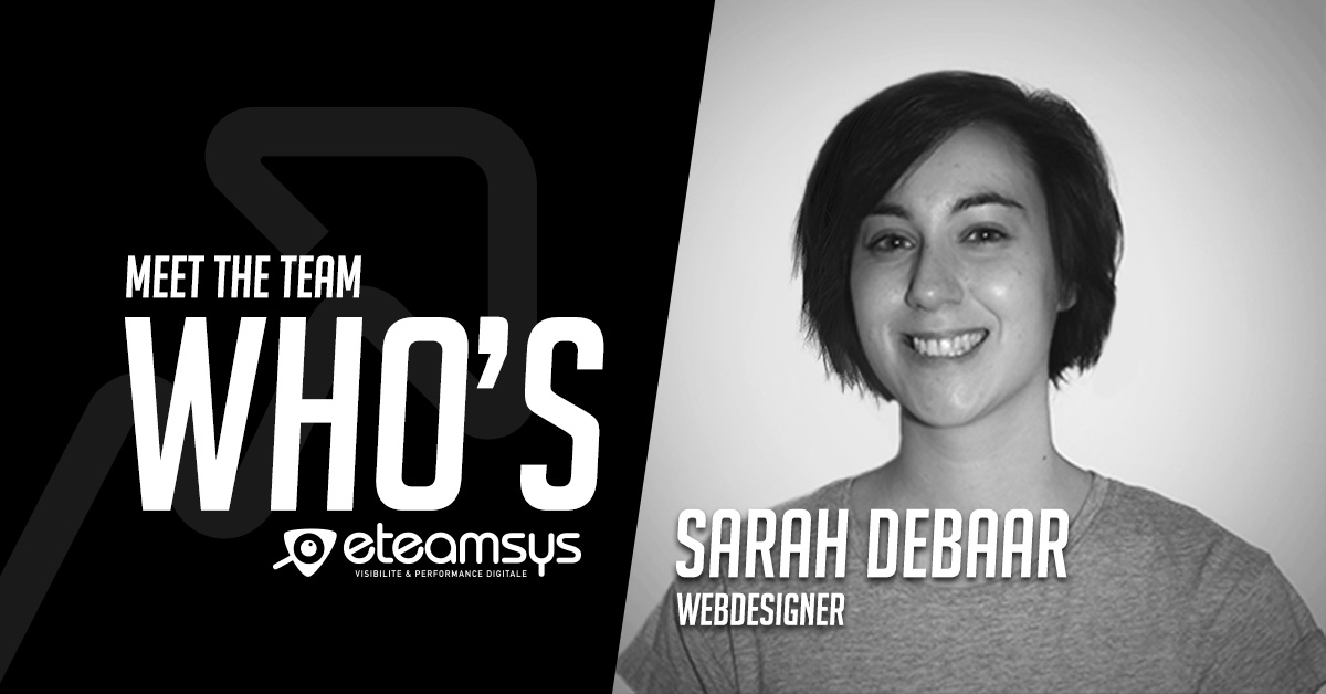 MEET THE TEAM : Sarah - Web Designer | Agence Référencement Belgique ...